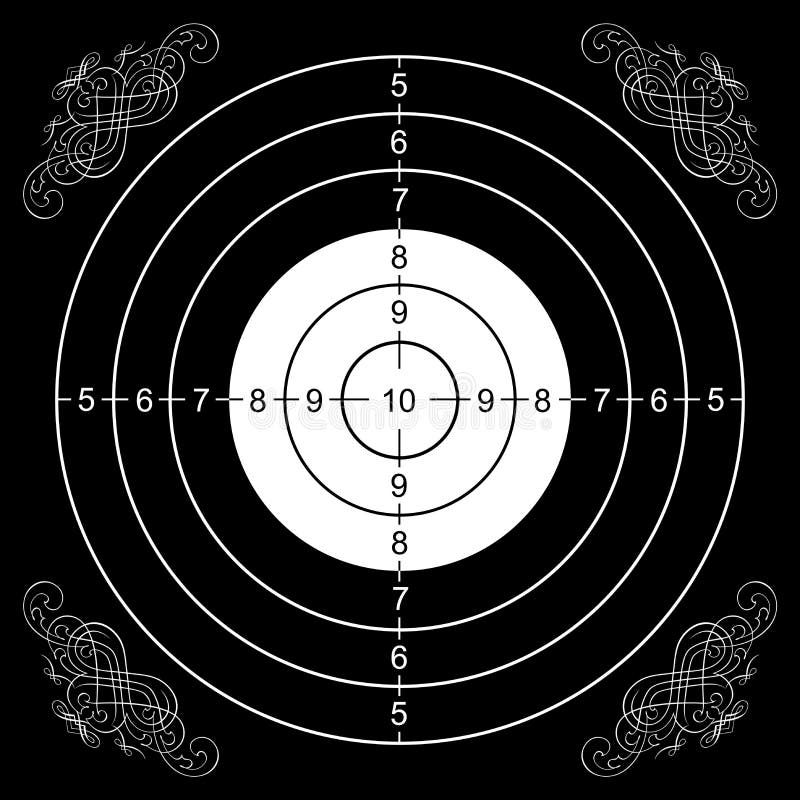 Gothic wall target stock illustration. Illustration of circle - 28465140