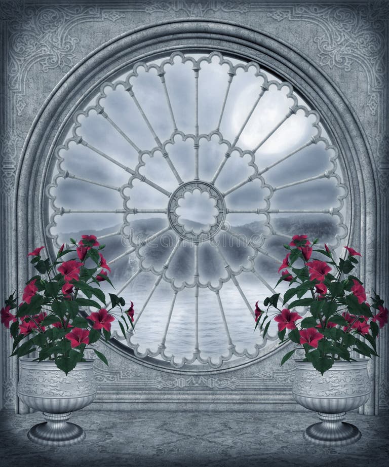 Gothic Window Stock Illustrations – 29,588 Gothic Window Stock ...