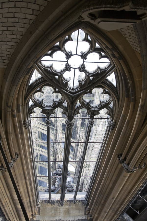 Gothic window stock image. Image of style, koln, koeln - 7152599