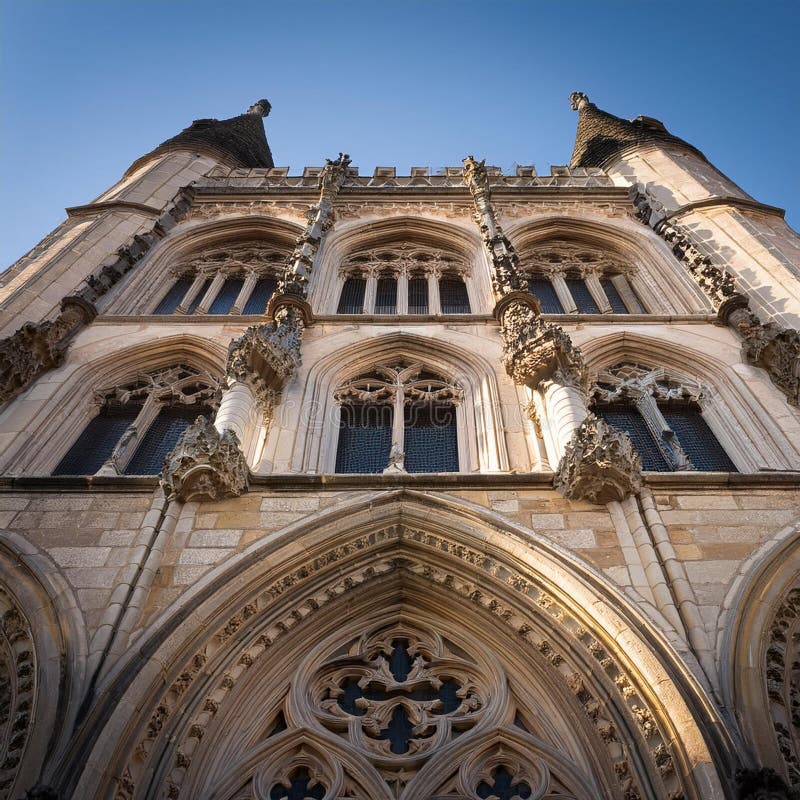 Gothic Window, AI Generated Stock Illustration - Illustration of ...