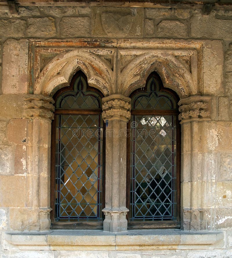 Gothic windows stock image. Image of gothic, arch, architecture - 10844325