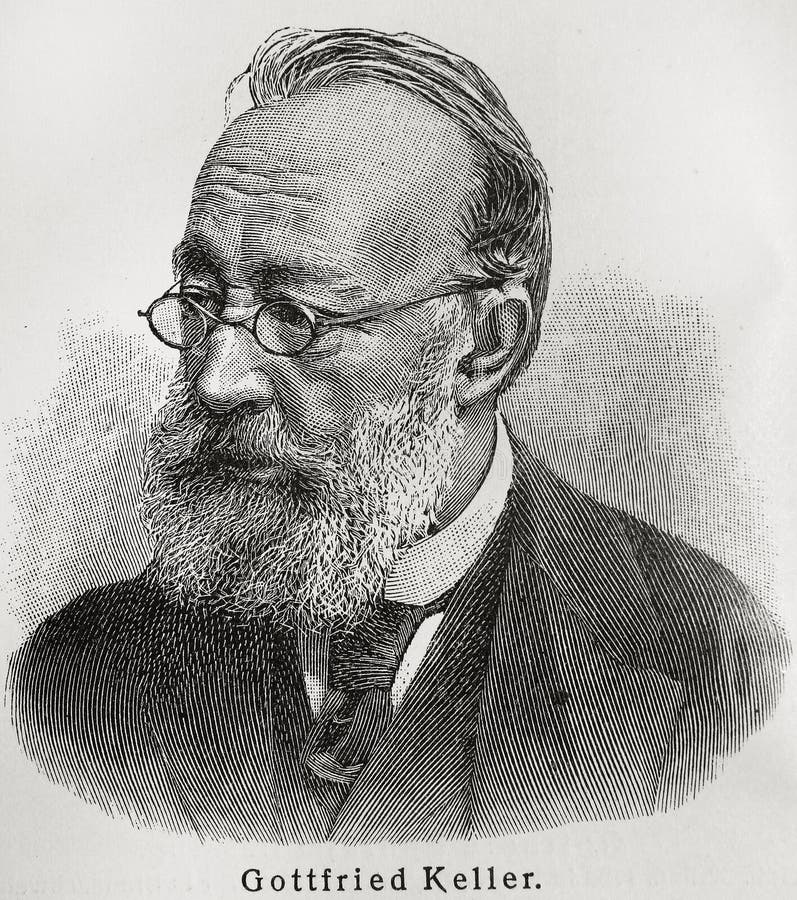 Gottfried Keller editorial photo. Image of keller, swiss - 20475256