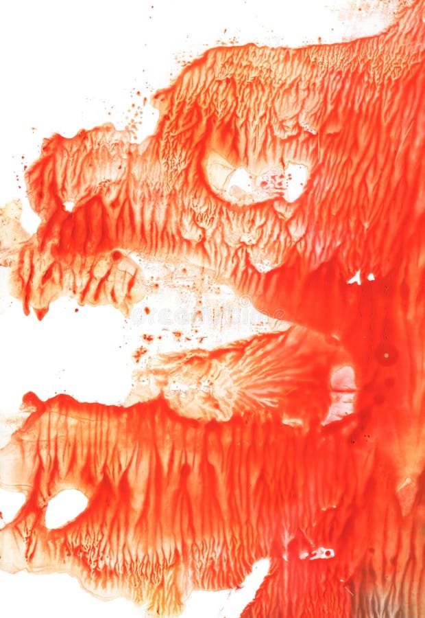 Gouache Print, Hand-drawn Texture, Monotype, Spots and Splashes ...