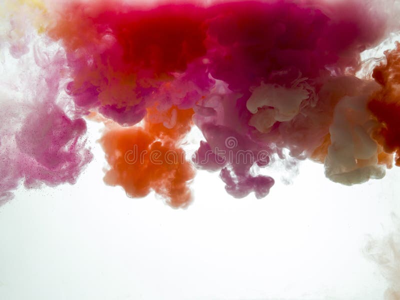 Mixing colors in water stock photo. Image of bright - 181319360