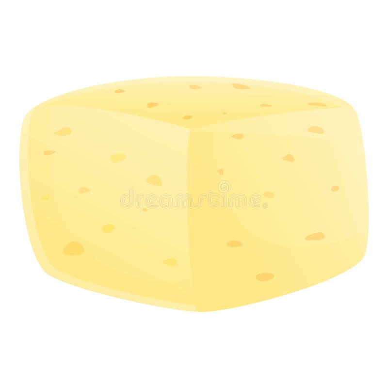 Gouda Cheese Icon, Cartoon Style Stock Vector - Illustration of ...