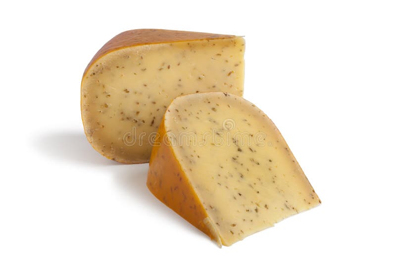 Gouda cumin spiced cheese stock photo. Image of background - 20176238