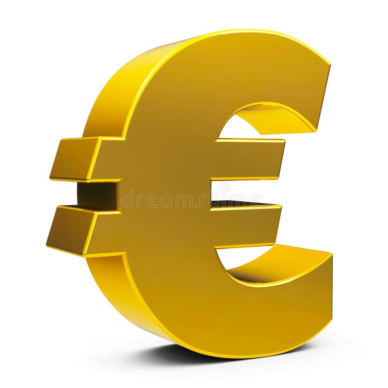 Rood euro teken stock illustratie. Illustration of pictogram - 86308835