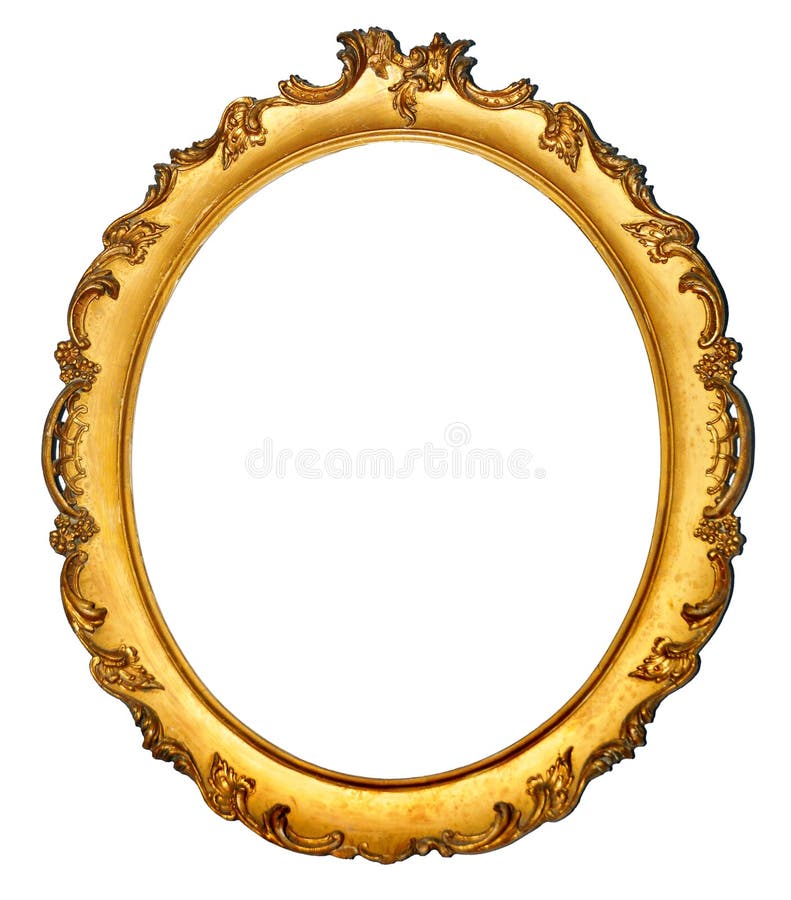 Gouden frame stock foto. Image of museum, foto, grens - 15730238