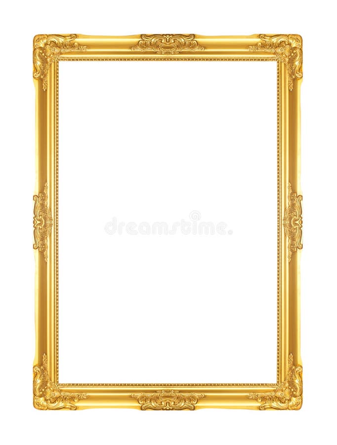 Gouden fotokader stock foto. Image of goud, album, luim - 30197308