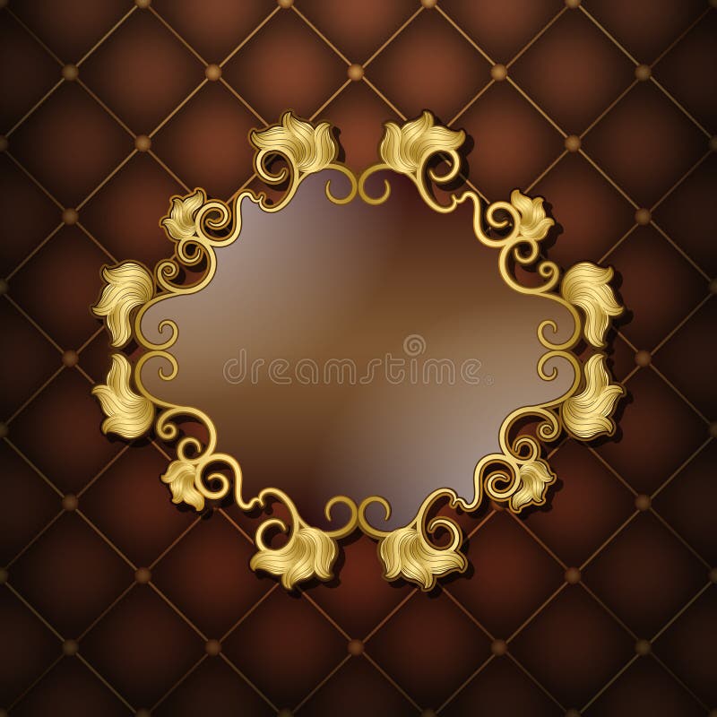 Gouden kader vector illustratie. Illustration of luxe - 34099694