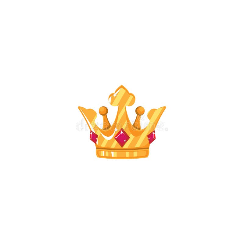 Gouden Kroon Met Gemmen Pictogramobjecten Symbool Vector Illustratie ... Gouden Kroon Met Gemmen Pictogramobjecten Symbool Vector Illustratie ...