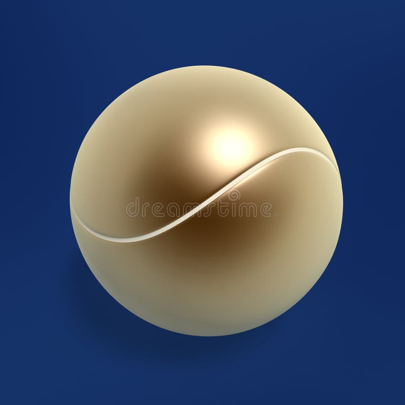 Gouden tennisbal stock illustratie. Illustration of enkelvoudig - 26661531