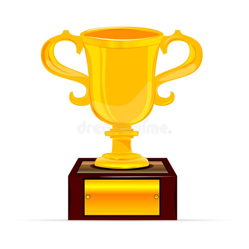 Trofee 2 van winnaars stock illustratie. Illustration of wedstrijd ...