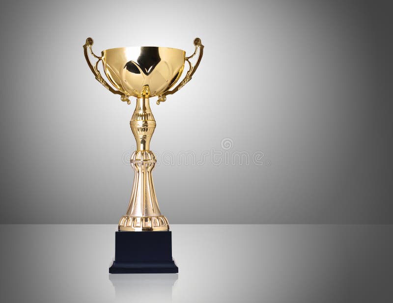 Gouden trofee stock illustratie. Illustration of trofee - 33150047