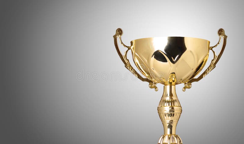 Gouden trofee stock foto. Image of leider, wedstrijd - 34774416