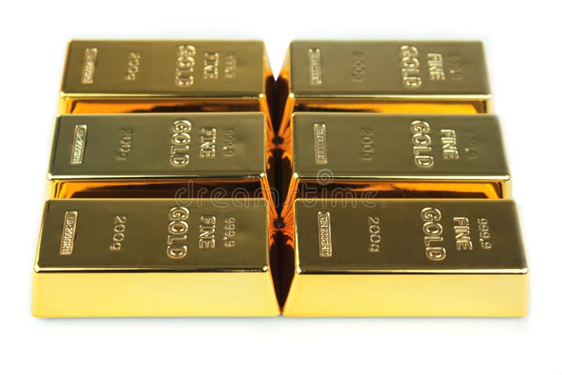 Goudstaven stock foto. Image of juwelen, kleur, goud - 22225556