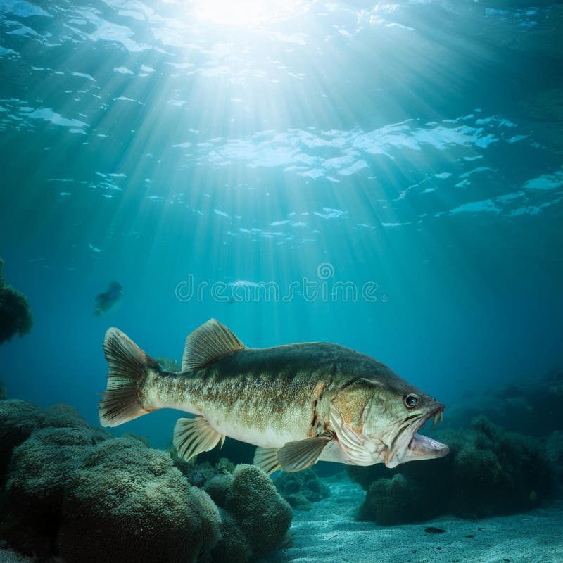 Gouge fish, AI generated stock illustration. Illustration of animals ...