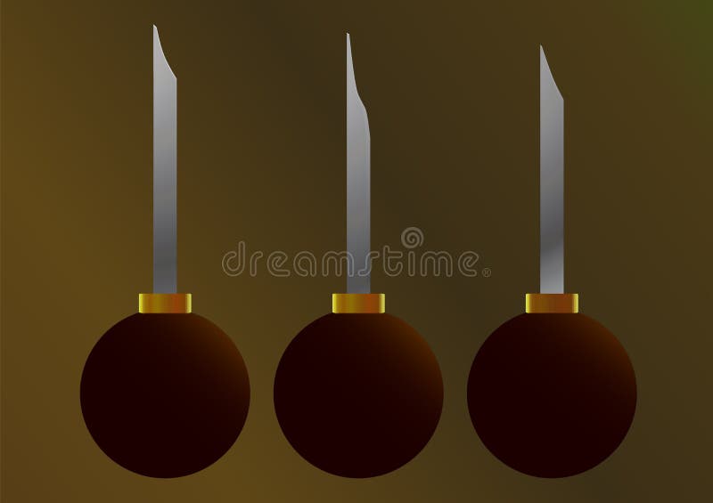 Gouge stock vector. Illustration of grip, engraving, wood - 52059733