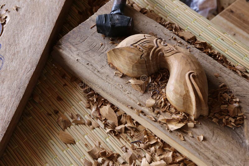 Wood Chisel Isolated on White Background Stock Photo - Image of wooden ...