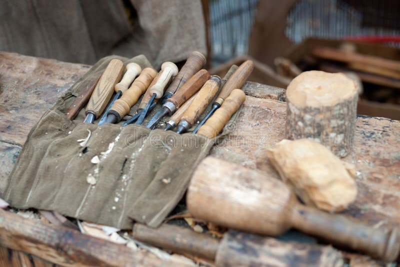Gouges and chisels stock photo. Image of construct, handmade - 34853480