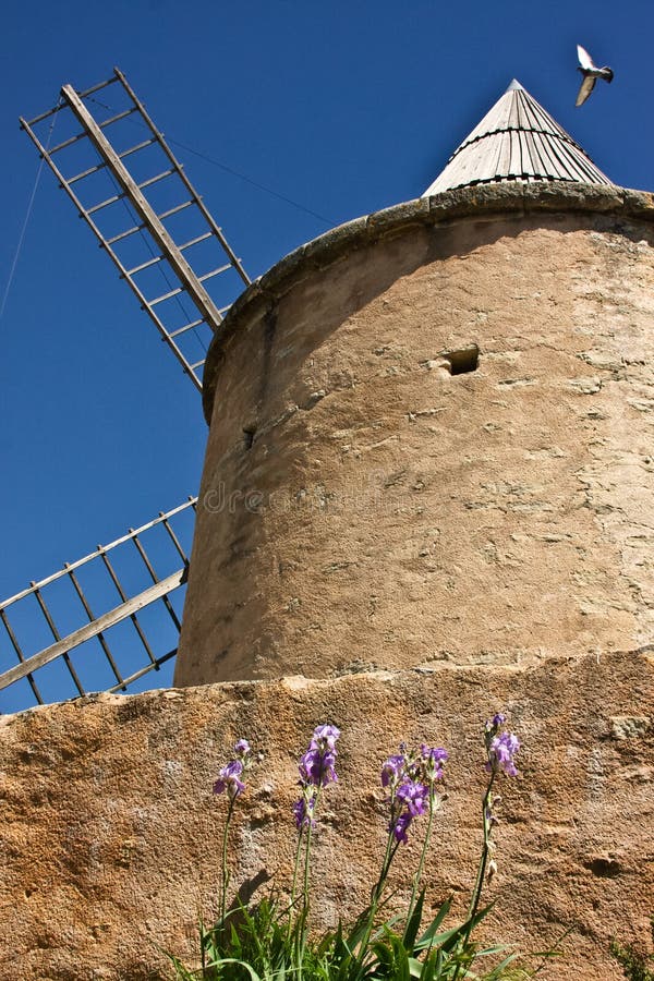Goult s Jerusalem Windmill stock photo. Image of medieaval - 27504390