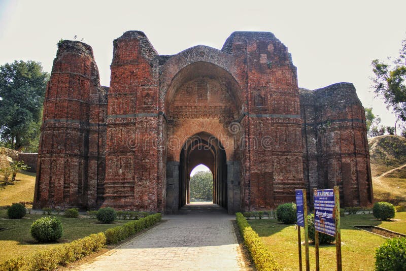 Gour Malda West Bengal stock image. Image of gour, fort - 139073387