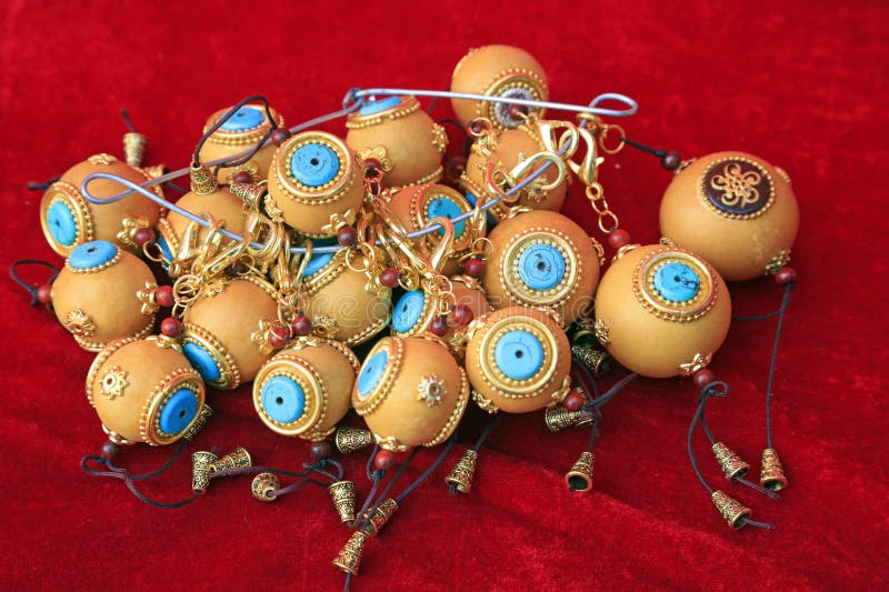 Gourd drum craftwork stock image. Image of relics, handicraft - 386508365
