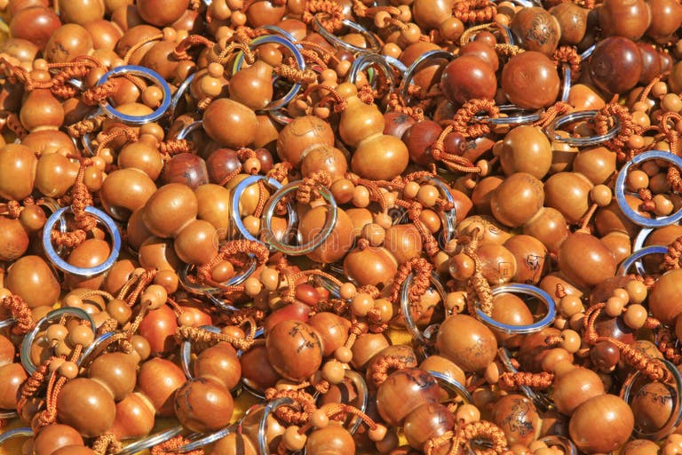 Gourd shape key chain stock image. Image of chain, adornment - 386316015