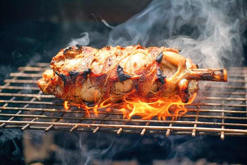 Gourmet Barbecue - Carcass of Rabbit or Hare Meat, Smoking, Baking, BBQ ...