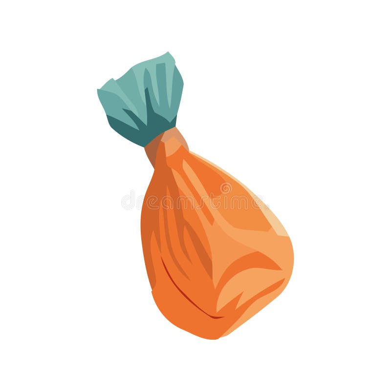 Gourmet Candy Package Illustration on Yellow Backdrop Stock Vector ...