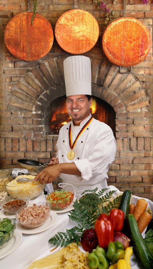 Chefs cooking stock photo. Image of expertise, people - 14985412