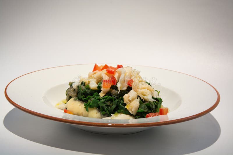 Gourmet cod fish stock photo. Image of delicious, white - 101655544