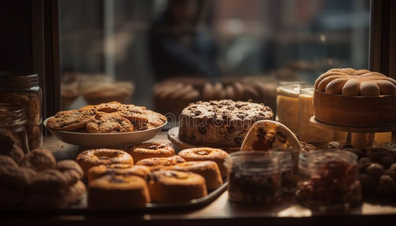 A Gourmet Collection of Baked Sweets, Ready To Eat Indulgence Generated ...