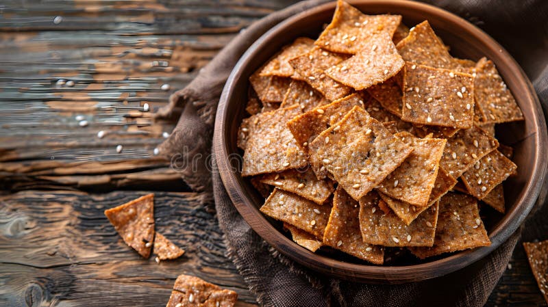 Gourmet Cuisine Meets Wellness: Flax Seed Chips for a Balanced Diet ...