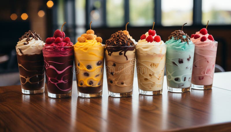 Gourmet Dessert Table Chocolate, Fruit, Ice Cream, Candy, Celebration ...