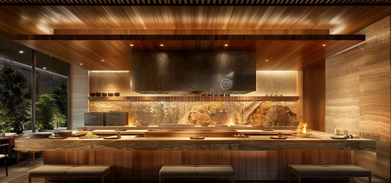 Gourmet Dish Being Prepared in a High-end Restaurant Kitchen 3d Render ...