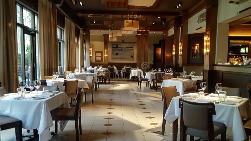 Gourmet Fine Dining Restaurant Stock Photo - Image of recipes, dining ...