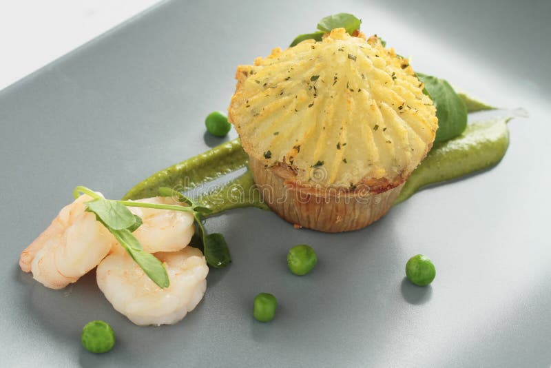 Gourmet fish pie stock image. Image of british, baked - 61846491