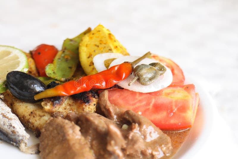 Gourmet food stock photo. Image of grilled, nutritious - 7431600