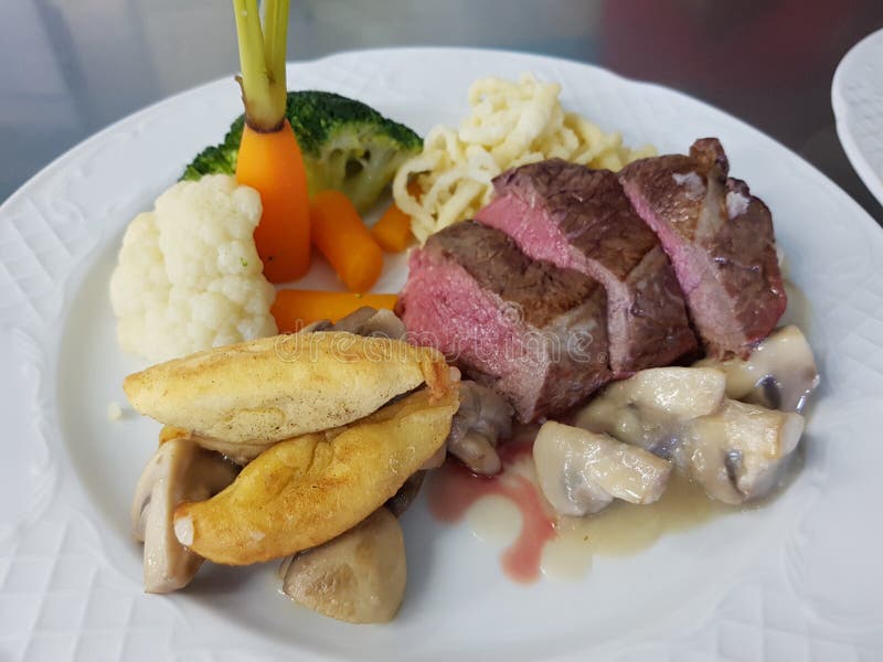 Gourmet Food Restaurant stock image. Image of gourmet - 141206149