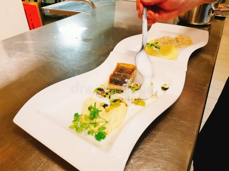 Gourmet Menu Fine Dining editorial stock photo. Image of fine - 140453488