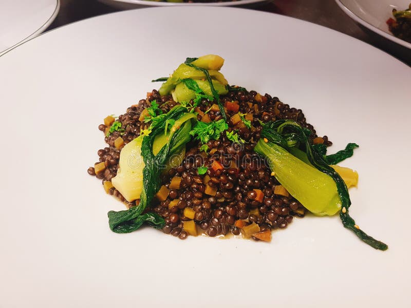 Gourmet Menu VIP dish stock photo. Image of gourmet - 140447414