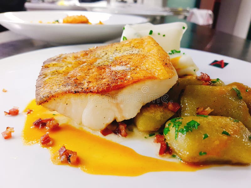 Gourmet Menu vip dish editorial stock photo. Image of gourmet - 140447793