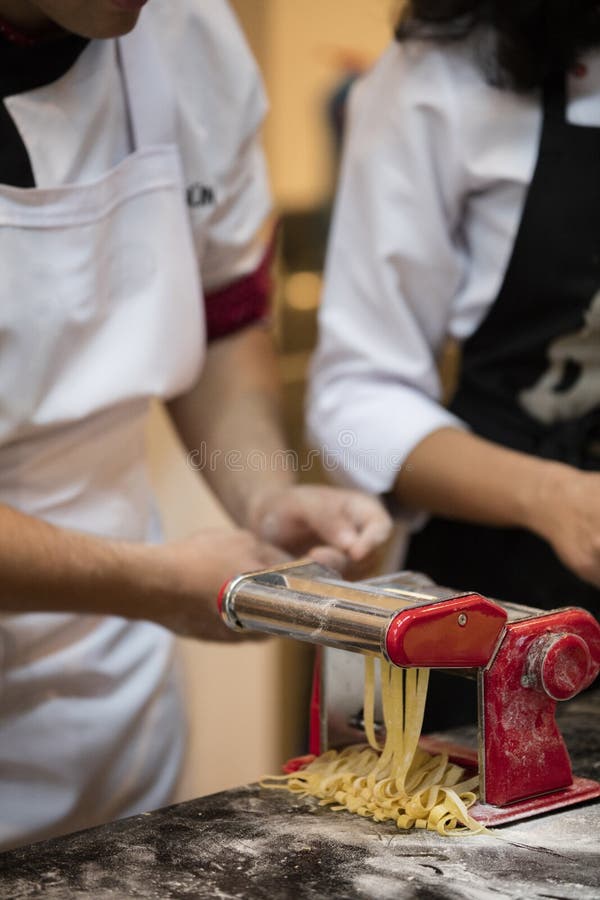Gourmet pasta making theme stock image. Image of rustic - 105617835