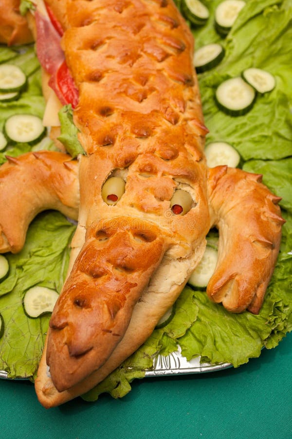 Gourmet plate stock image. Image of crocodile, snack - 32071407