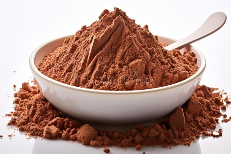Gourmet Simplicity Cocoa Powder Isolated on a White Background Stock ...