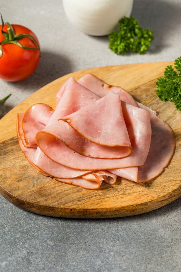 Gourmet Sliced Cold Cut Ham Stock Photo - Image of slice, italian ...