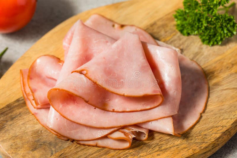 Gourmet Sliced Cold Cut Ham Stock Image - Image of smoked, cured: 324615315