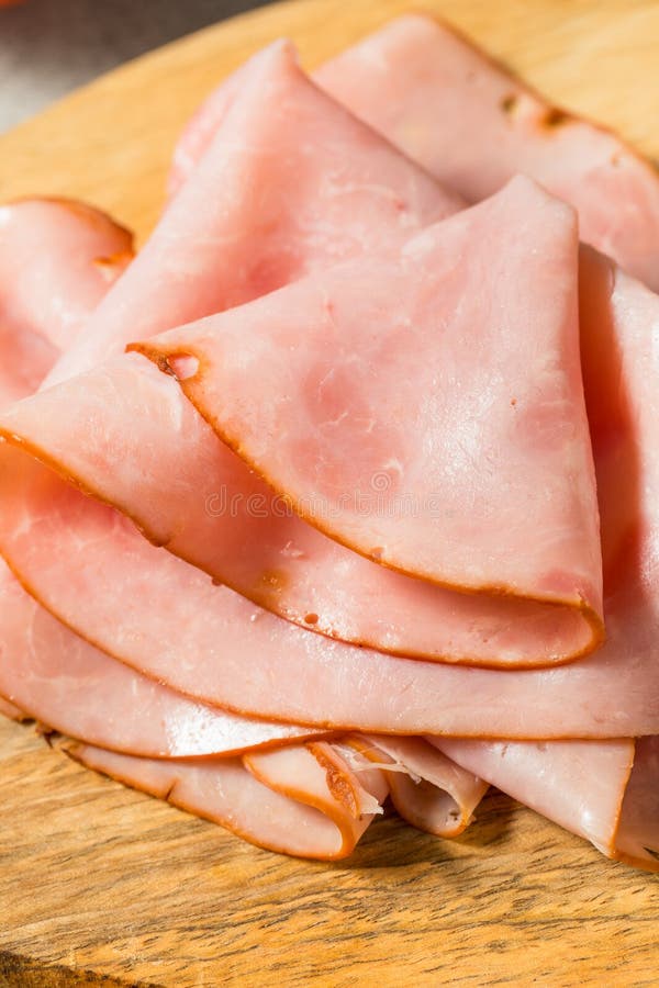 Gourmet Sliced Cold Cut Ham Stock Image - Image of smoked, appetizer ...