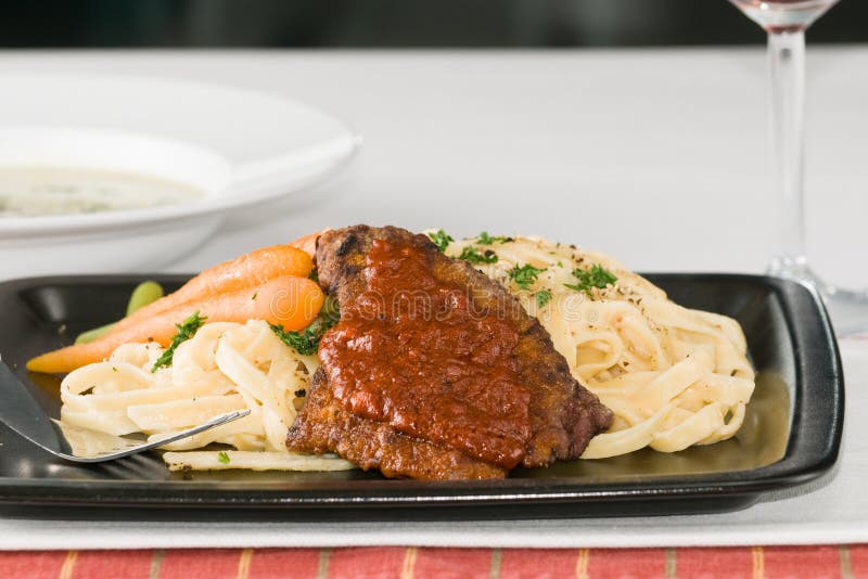 Veal dinner stock photo. Image of elegant, grilled, beef - 5504378